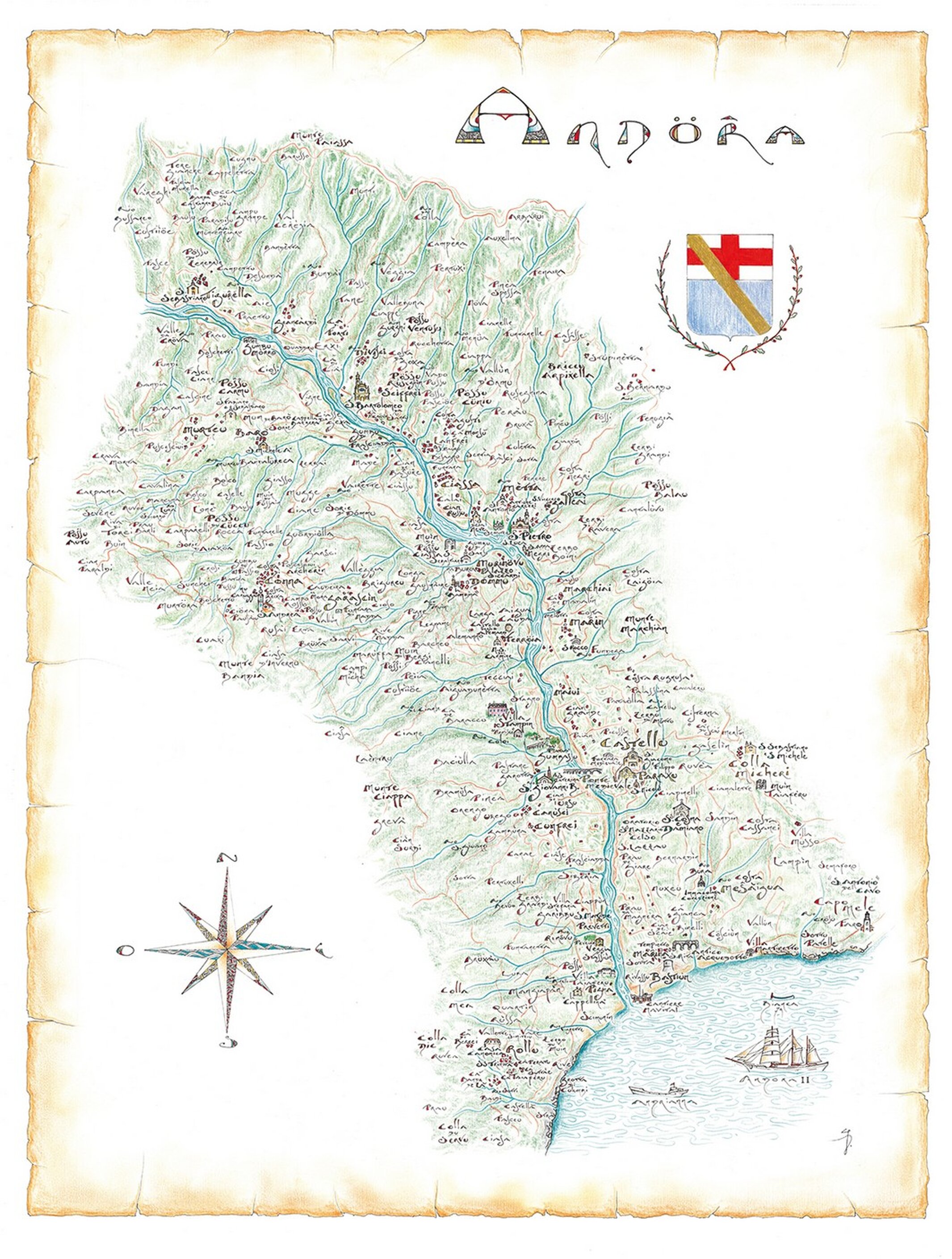 CARTOGRAFIA STORICA E TOPONOMASTICA ANDORESE - Mario Vassallo